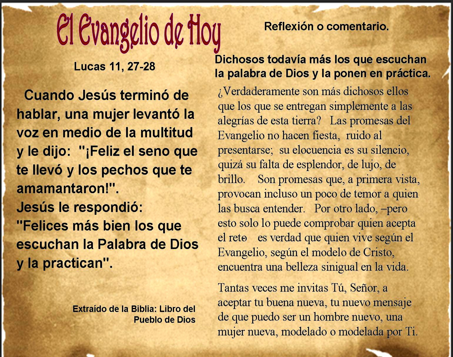 Lucas 11, 27-28 Evangelio del día « VitaNoble Powerpoints